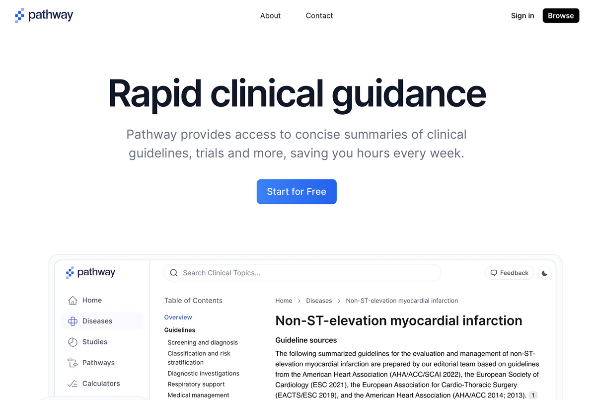 Pathway | Your AI-Powered Clinical Decision Support Companion | Portaly